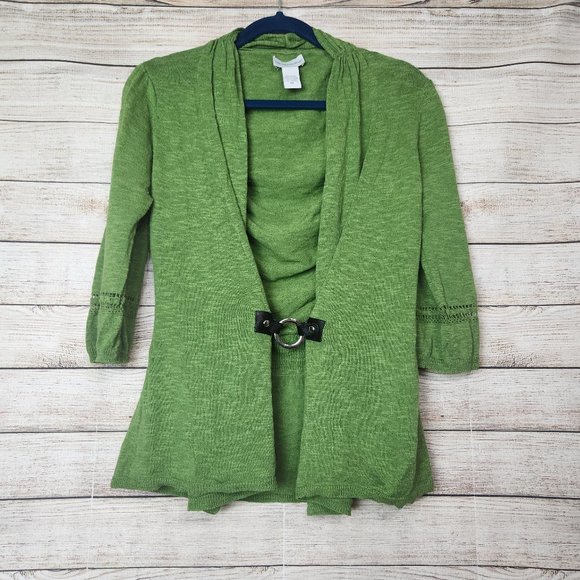 Soft Surroundings | Sweaters | Soft Surroundings Linen Blend Buckle ...